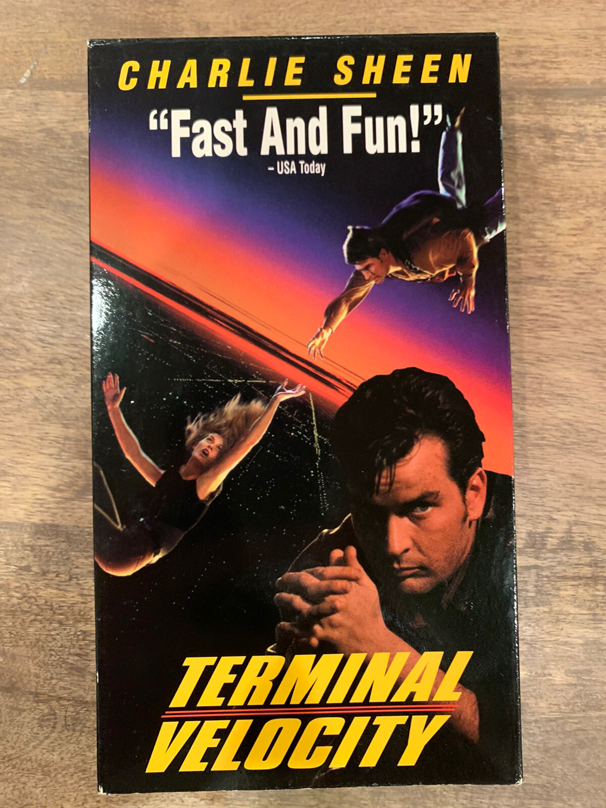 TERMINAL VELOCITY VHS Hollywood Pictures Home Video Charlie Sheen ...