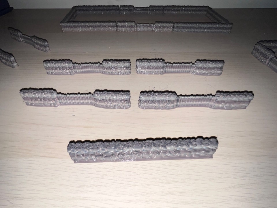 OO HO Gauge Stone Walls Borders Fencing Sets Model Railway Northern ...