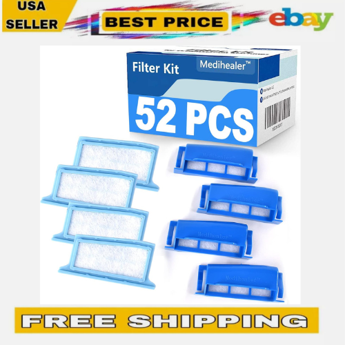 Medihealer 52PCS CPAP Filter Kit Compatible with DreamStation 1 Pollen ...