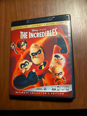 The Incredibles [4K UHD] Like New, 4k DISC ONLY! No digital. Free ...
