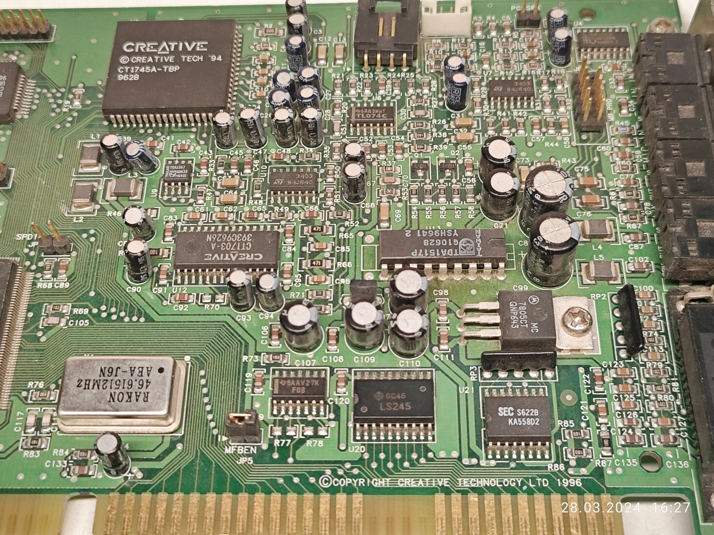 Creative Labs CT4380 Sound Blaster Awe 64 ISA Vi2 for sale online | eBay