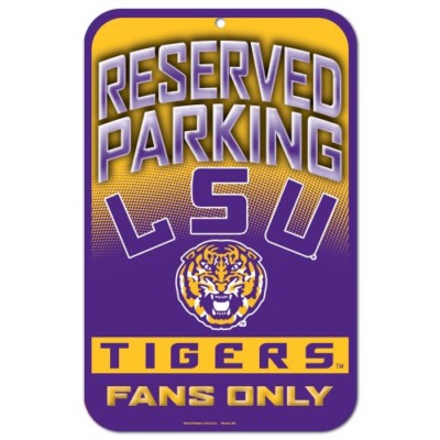 LSU TIGERS 11"X17" PLASTIC SIGN DURABLE POSTER OUTDOOR OR INDOOR | eBay