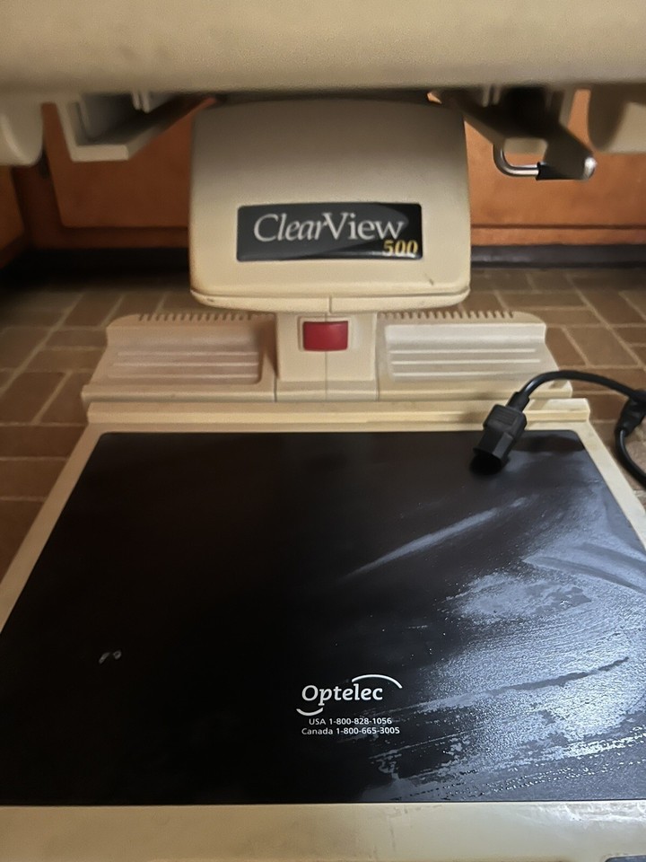 Optelec ClearView 500 Low Vision Magnifier & Monitor - AS-IS | eBay