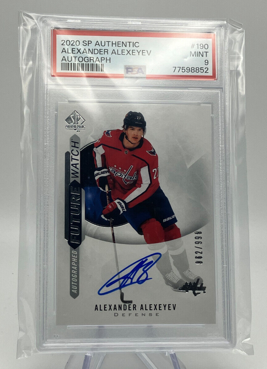 2020 SP AUTHENTIC - ALEXANDER ALEXEYEV - FUTURE WATCH - AUTO /999 #190 ...