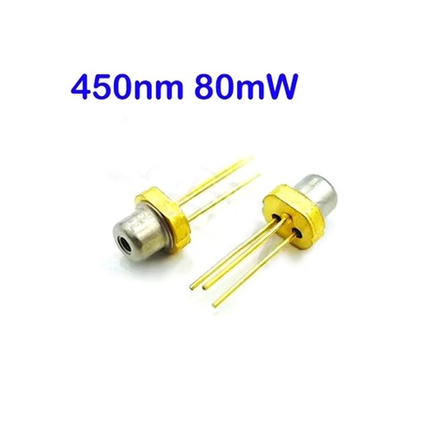 2pcs New Original Osram 80mW 440nm 450nm PL450B 3.8mm Blue Laser Diode ...