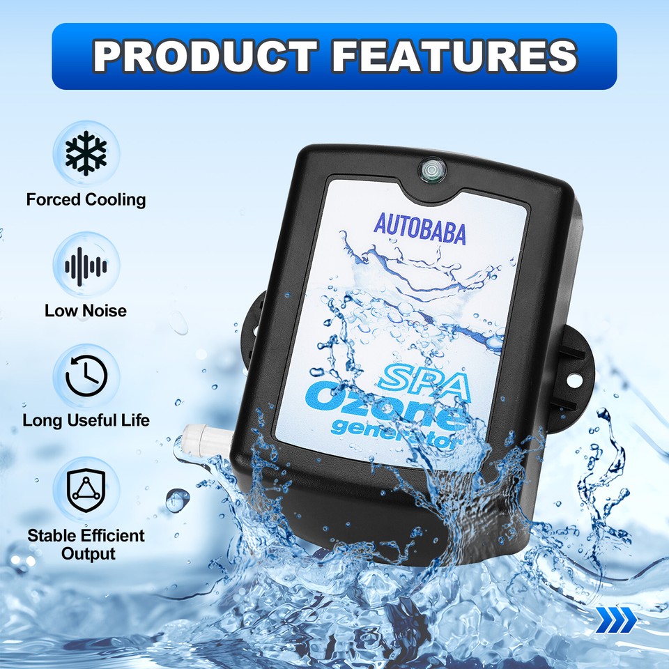 50mg Spa Ozonator Generator Kit For Hot Tub Ozone Generator 120V/240V ...