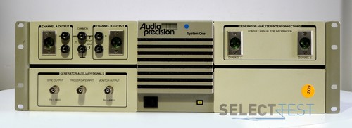 AUDIO PRECISION SYS-20G SYSTEM ONE ANALOG AUDIO TESTER, 2-CHANNEL ...