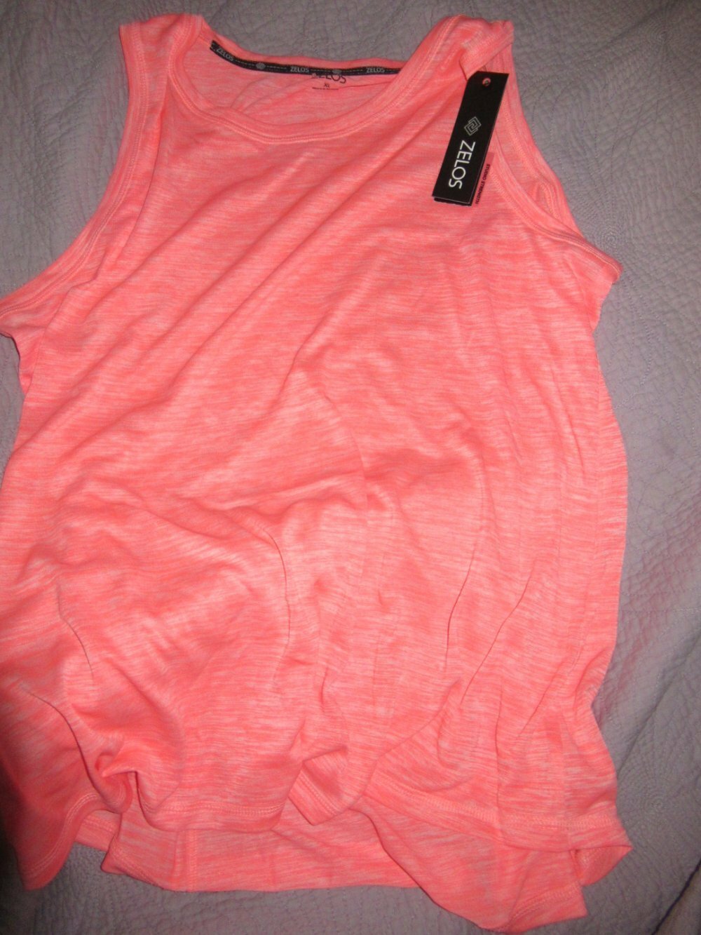 nwt Zelos coral performance tank top ladies XL free ship USA | eBay