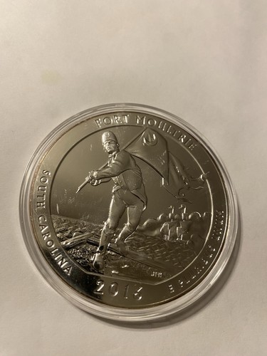 2016 America the Beautiful Fort Moultrie Silver Coin 5 oz South ...