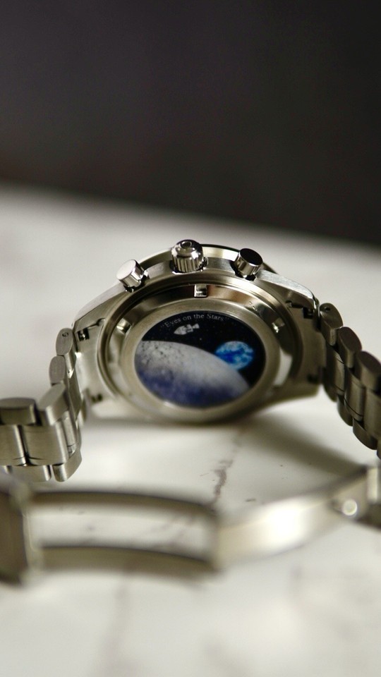 Omega Swatch Metal Mod Mission To Moon Super Blue Stainless Steel | eBay