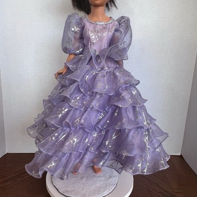 Vintage Handmade Ruffles Dress For 18" Doll Barbie Tiffany Crissy ONLY ...