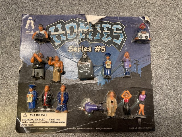 Homies Series 5 RARE Complete Set of 6 Collectible Mini Figures 2002 ...