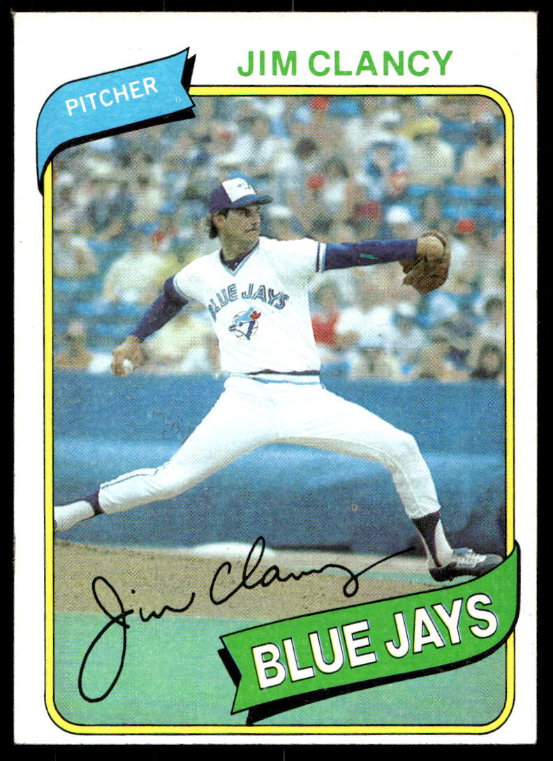 1980 Topps 249 Jim Clancy Toronto Blue Jays Baseball Card | eBay