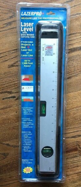 Lazerpro 16" Machined Aluminum Laser Level Cl2062 Carpenter Tool for ...