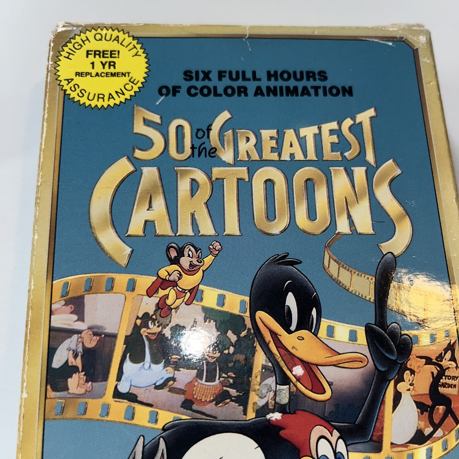 50 of the Greatest Cartoons VHS - 6 Hours of Color Annimation StarMaker ...