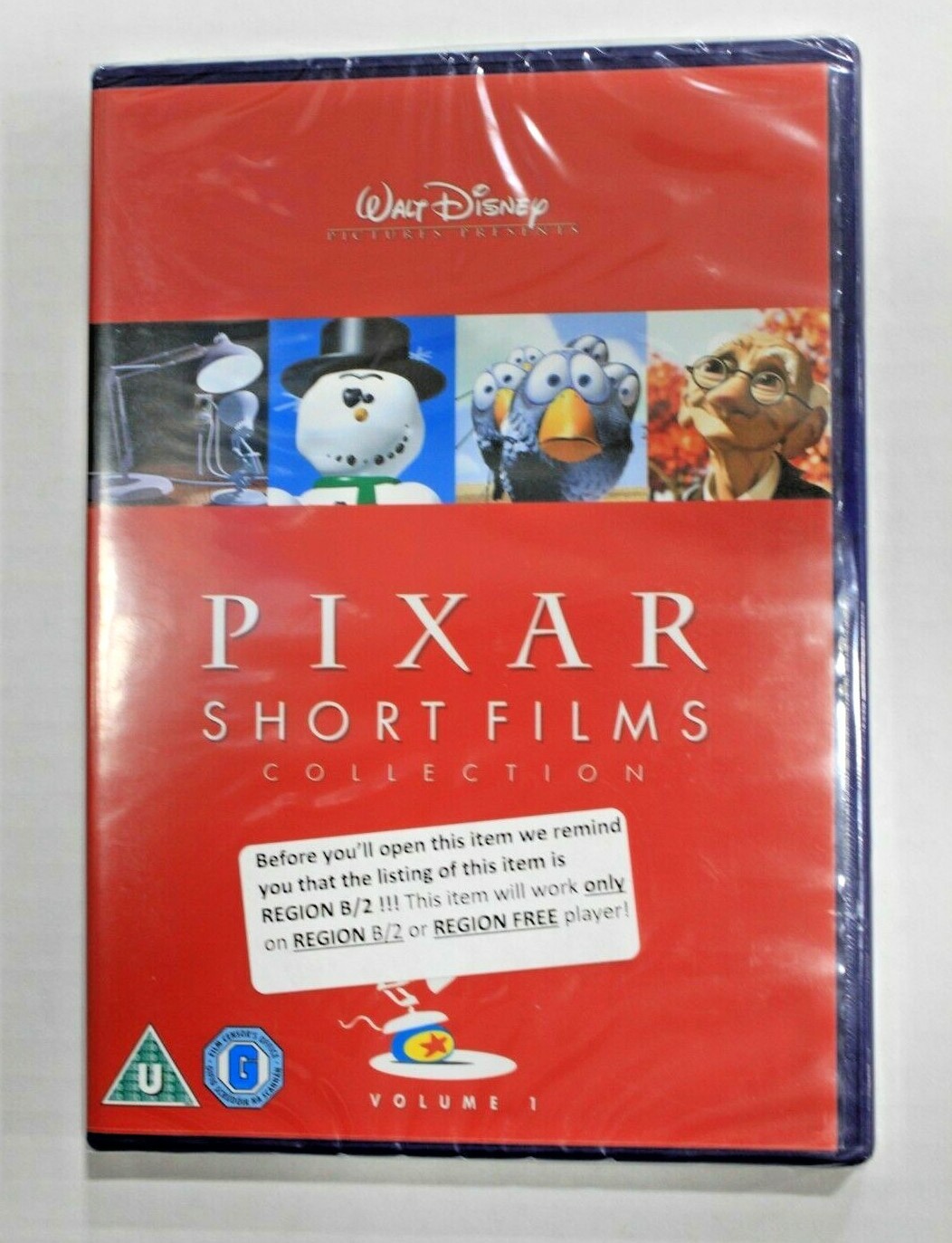Pixar Short Film Collection Volume 1 - DVD Region 2 for sale online | eBay