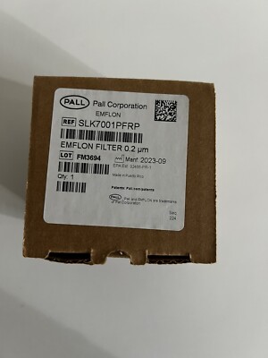 New PALL SLK001PFRP EMFLON FILTER 0.2 um | eBay