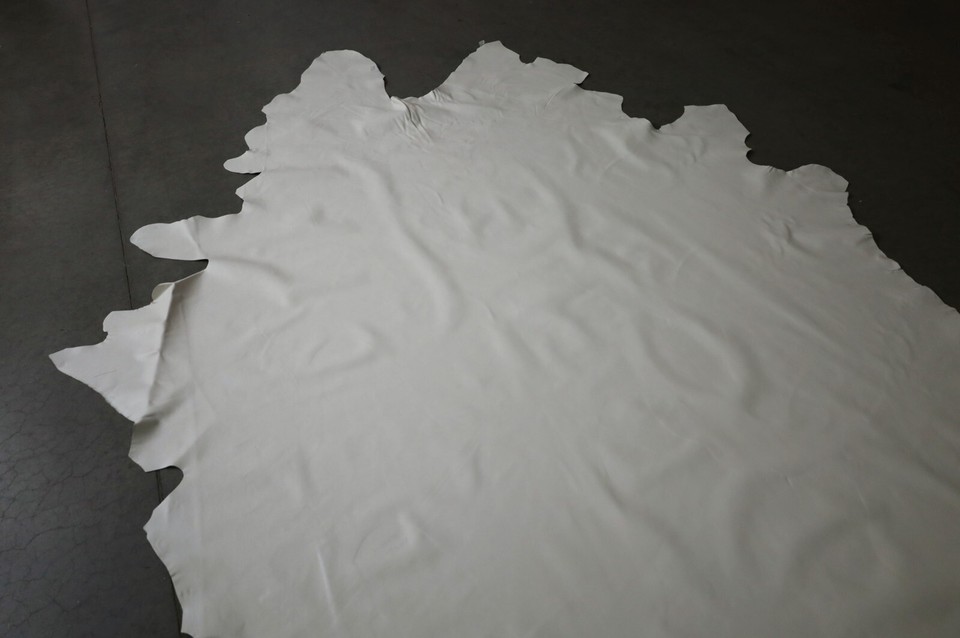 Cream Leather Hide Upholstery Whole Full Cow Hide Stunning New | eBay