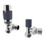 Thermostatic TRV Radiator Valves 1/2" x 15mm Angled/Corner/Straight ...
