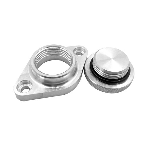 Aluminum Bolt-On Billet Engine Oil Fill Cap Universal Fit, Short ...