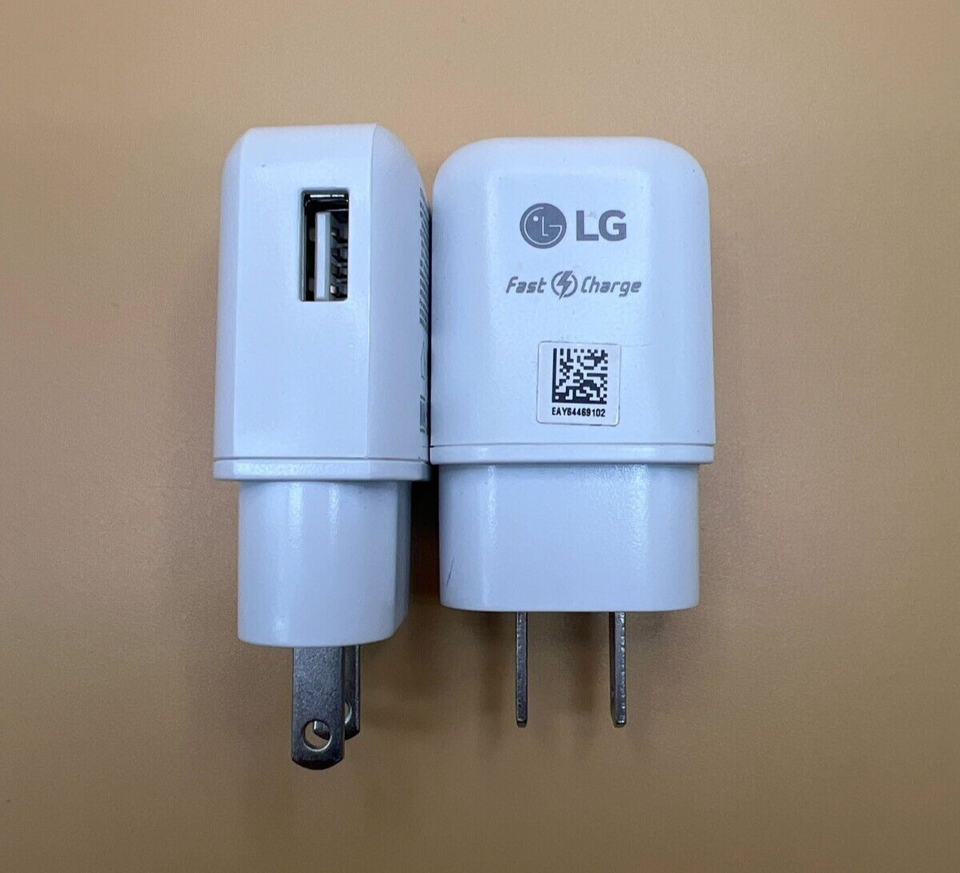 LOT OF 2 LG TRAVEL ADAPTER FAST CHARGE MODEL MCS-H06WR | eBay
