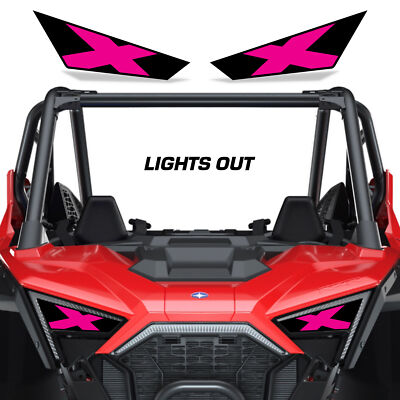 AMR Headlights Wrap kit fits Polaris RZR Pro XP UTV SxS Decal ProXP ...