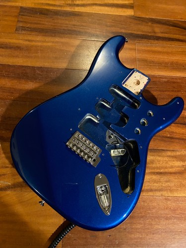 Gen Fender Electron Blue Metallic Standard Strat Stratocaster Alder ...