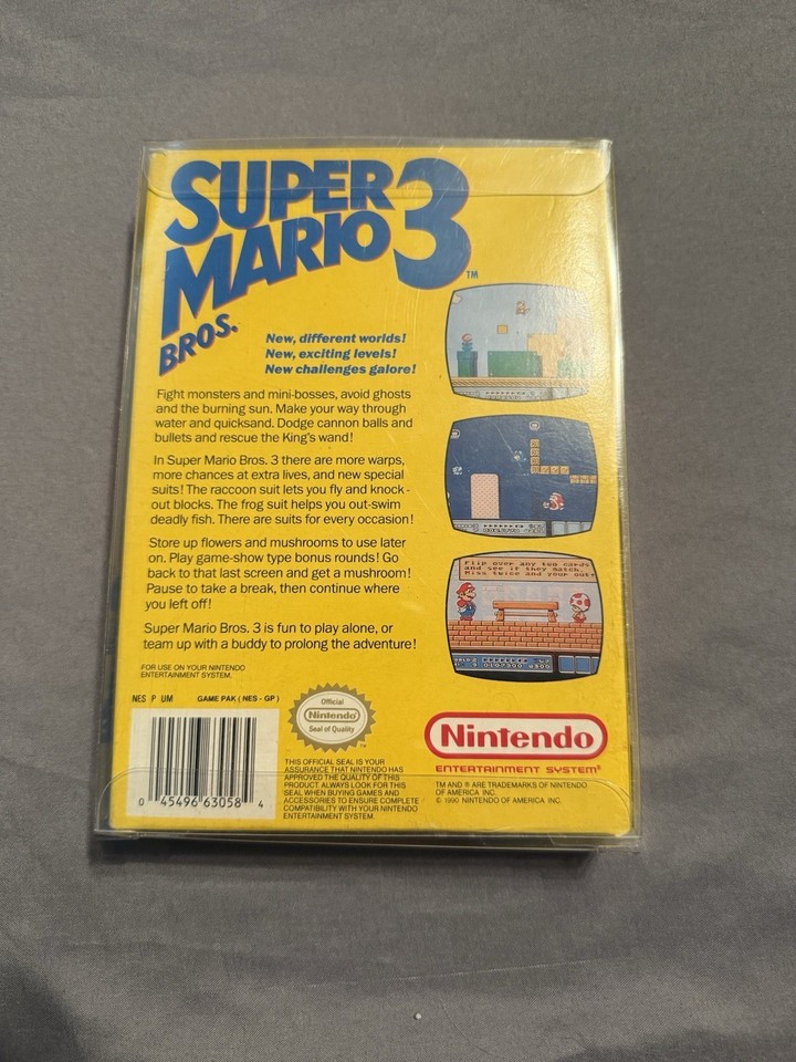 Nintendo Super Mario Bros. 3 Left Bros. Variant NES CIB | eBay