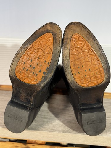 Vintage Exotic Men’s Harley Davidson Cowboy Boots Size 11 Teju Lizard ...