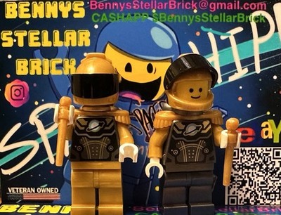 LEGO Classic Spaceman Lot of 2 Pearl Gold & Metallic | eBay
