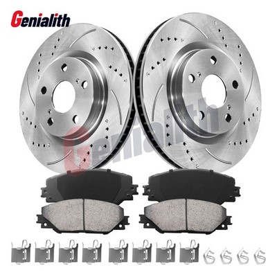 Front Disc Rotors and Brake Pads for Toyota Rav4 Matrix Pontiac Vibe ...