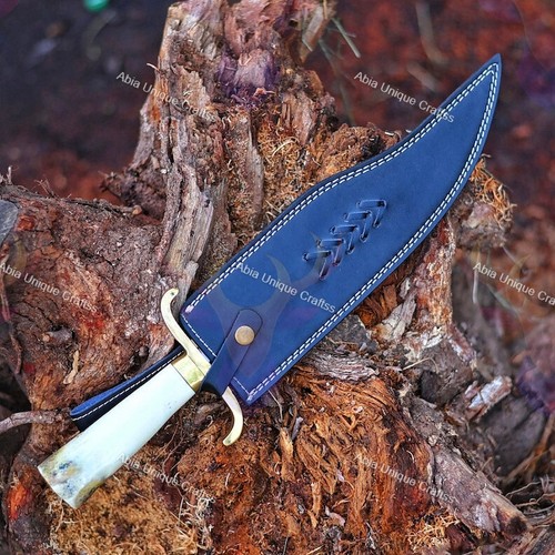 The Expendables Movie Replica Bowie Knife Handmade Carbon Steel Hunting ...