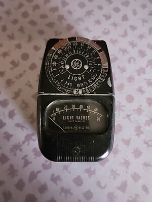 Vintage General Electric GE Light Exposure Meter 8DW58Y5 Not Tested ...