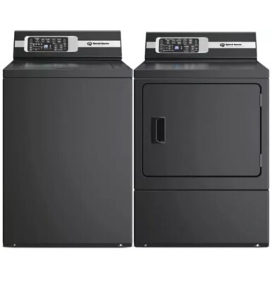 TR7003BN + DR7004BE-SPEED QUEEN TOP LOAD WASHER &ELECTRIC DRYER LAUNDRY ...