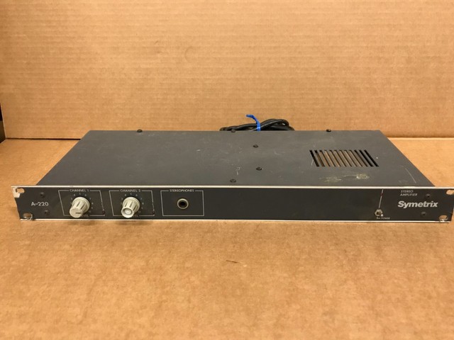 Symetrix A-220 Rack Mount Stereo 1ru Power Amplifier for sale online | eBay