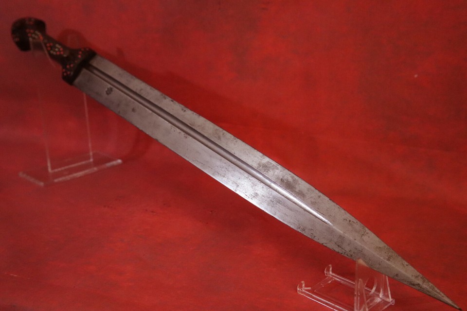 1800's Russian-Georgian, Arabic, Syrian, Dagger W/ Insignias & Sheath ...
