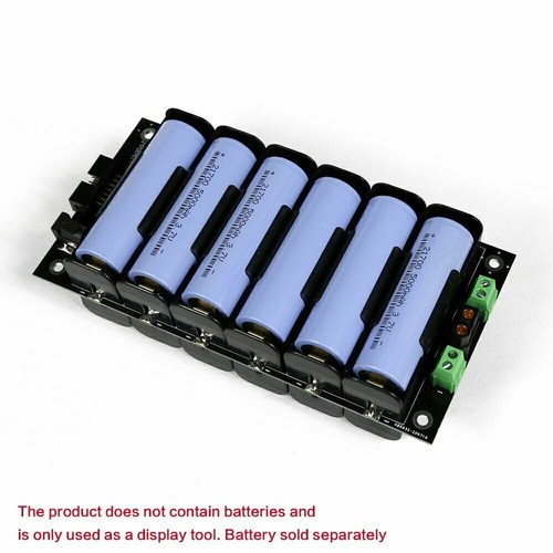 24V 21700 DIY Power Wall Battery Box Case 6S 40A BMS Battery Pack Ebike ...