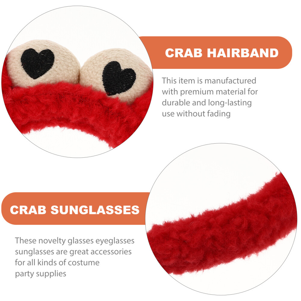 Lobster Headwear Beach Theme Party Decorations Crab Glasses Headband ...