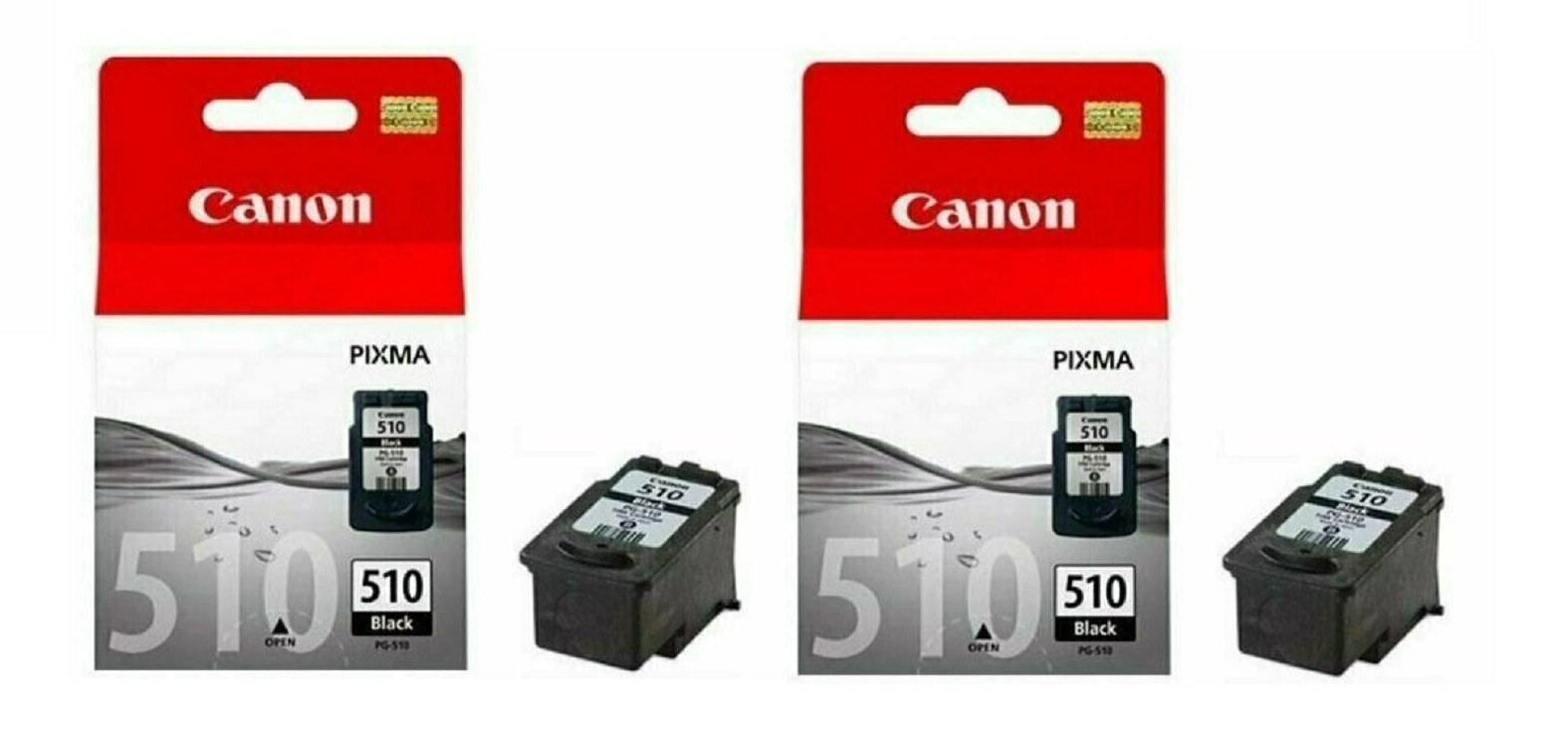 Genuine Original Canon PGI-510 Black CL-511 Colour Ink Cartridges PIXMA ...