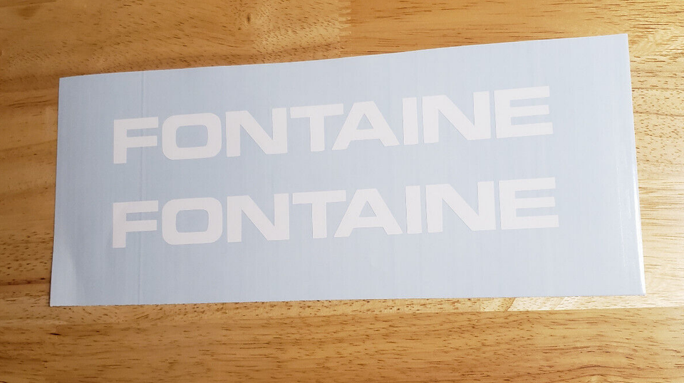 FONTAINE DISPLAY CASE DECAL WALL 9" Dcp 1/64 Lowboy Magnitude heavy ...