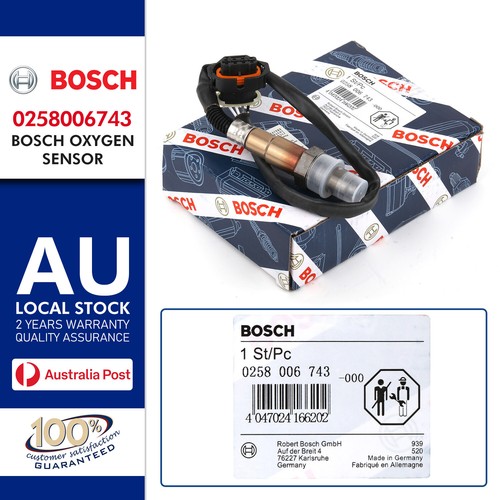 AU 1Pcs O2 Oxygen Sensor 0258006743 For Holden Commodore VZ VE V6 3.6L ...