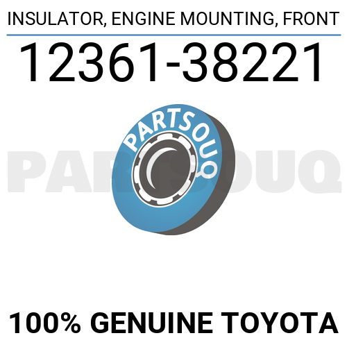 1236138221 Genuine Toyota INSULATOR, ENGINE MOUNTING, FRONT 12361-38221 ...