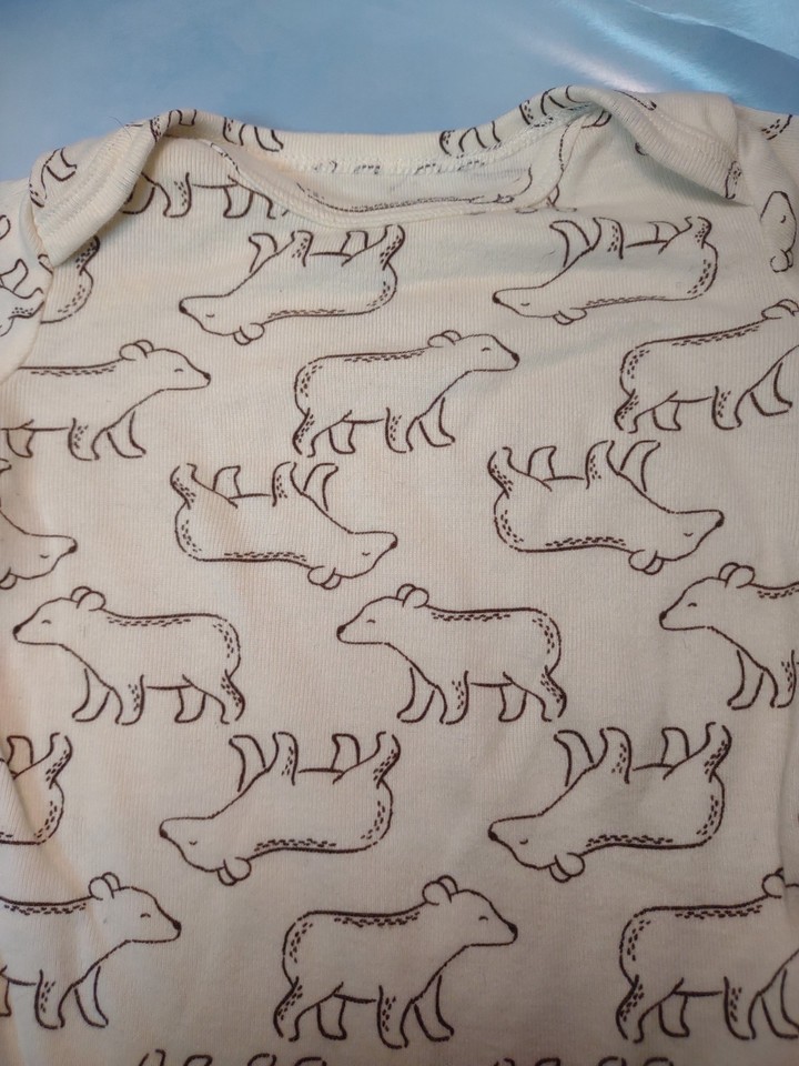 Oshkosh Bgosh Bear Overalls 3 Month And Carter's Bear Bodysuit 3-6 ...