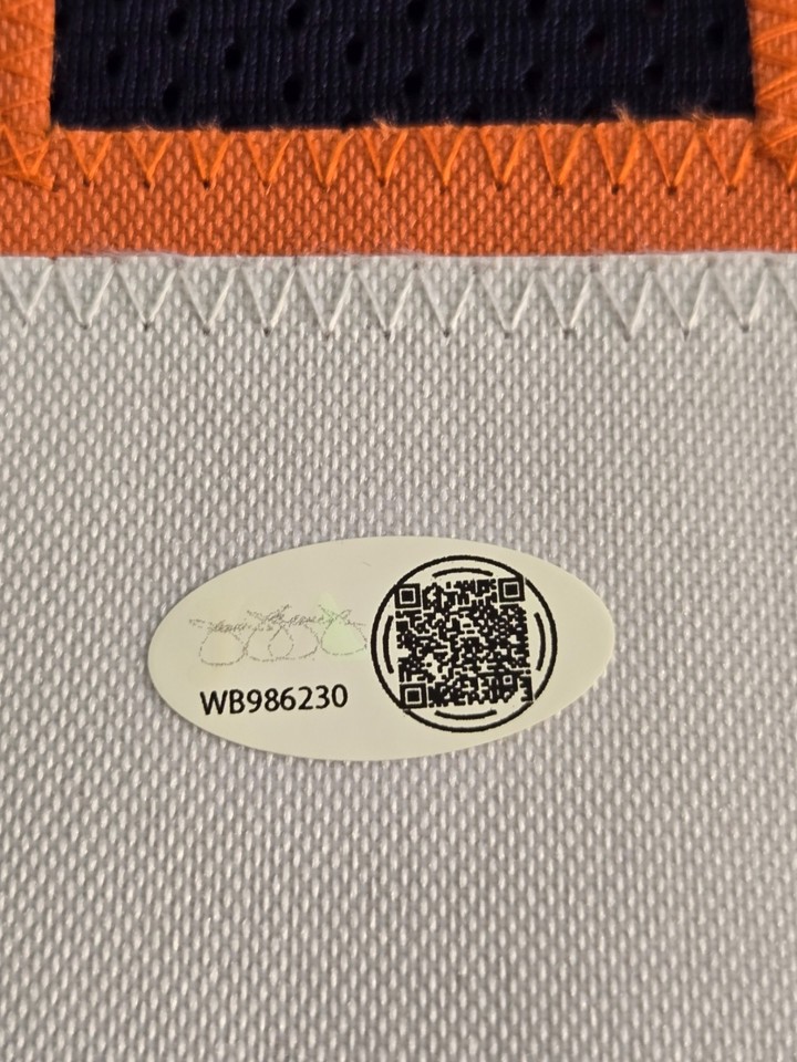 Clinton Portis Denver Broncos Signed Custom Jersey Inscribed "ROY 02 ...