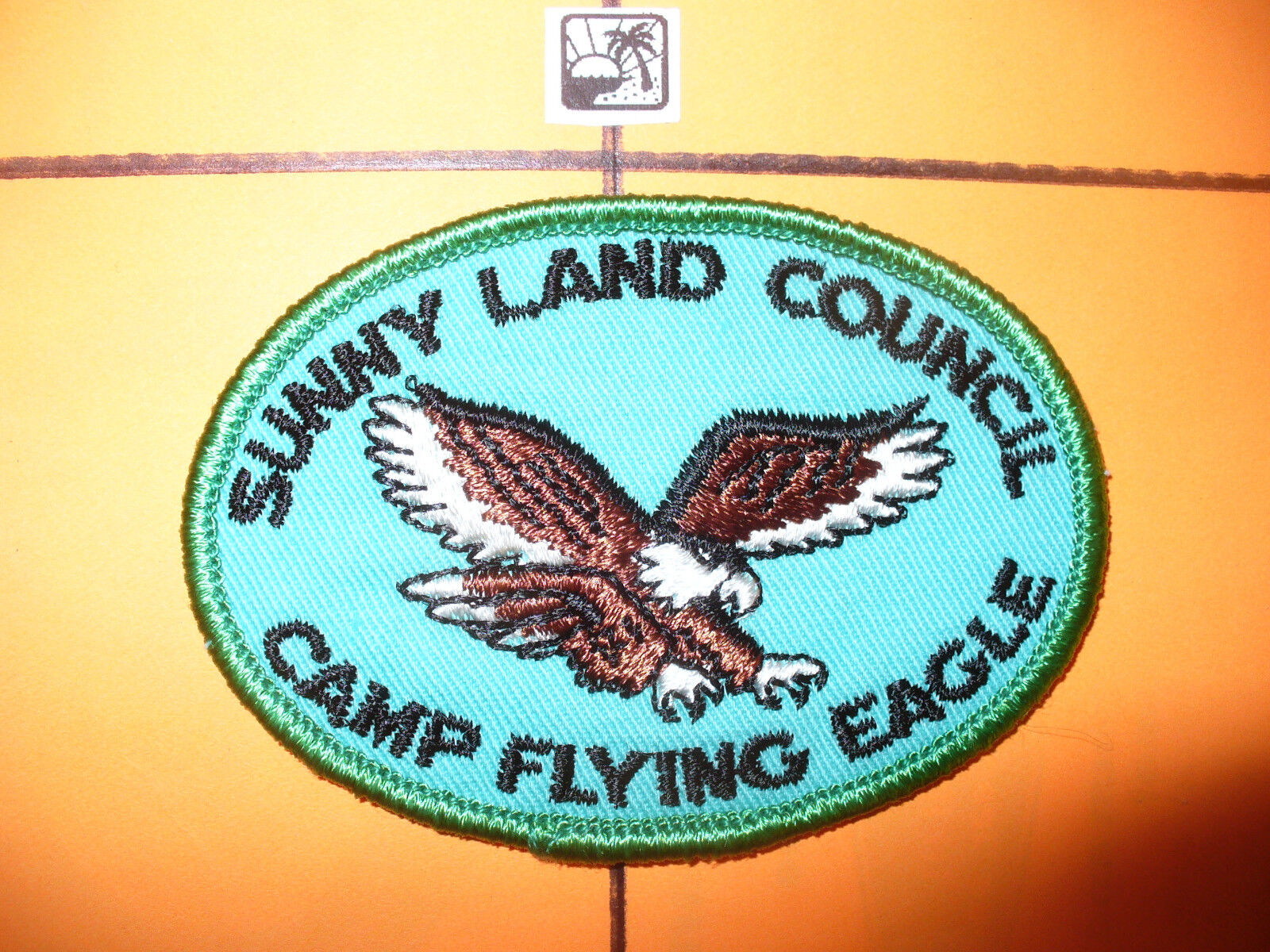 1971 Camp Flying Eagle Patch,pp, Sunny Land Council,BSA,CB,OA 219,552 ...