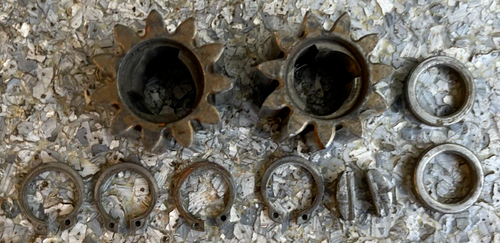 John Deere Pinion Gears, Snap Rings, Moon Keys 14SB 14SE 14SX JX75 JX85 ...