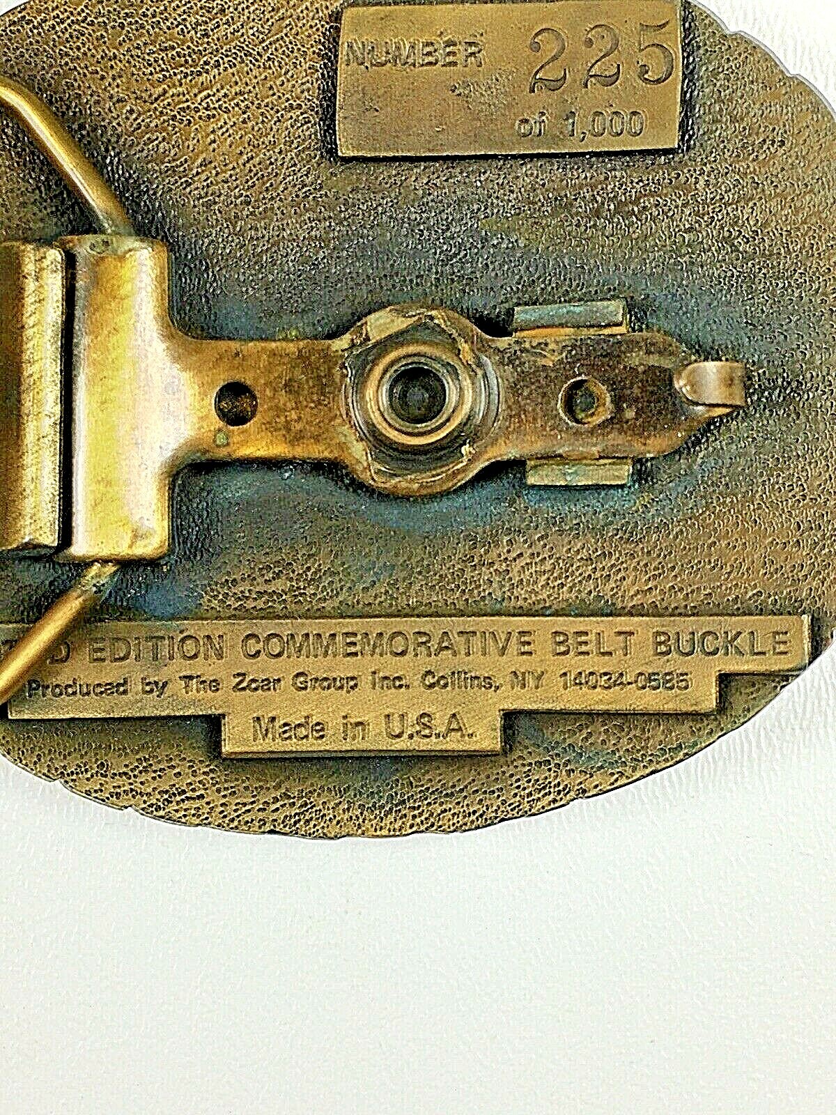 Vintage Brass Belt Buckle Troyer Construction Equipment Co. 225/1000 ...