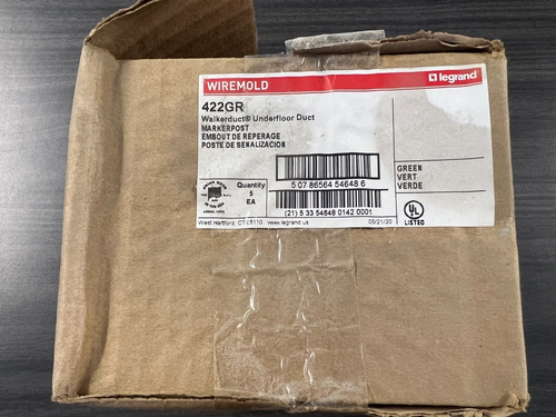 Wiremold Walkerduct 422GR LOT OF 5 !! Free shipping | eBay