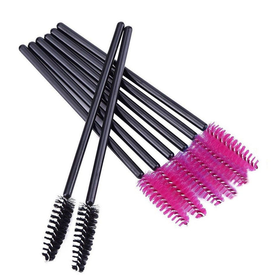 200 PCS Disposable Eyelash Brush Mascara Wands Spoolies for Eye Lash ...