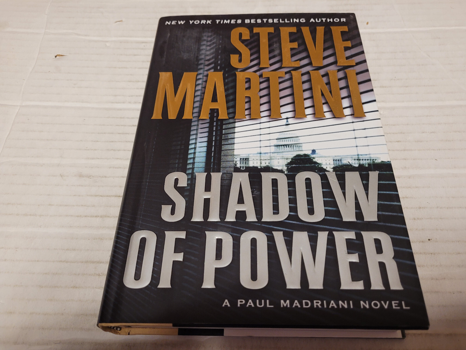 Shadow of Power by Steve Martini (2008, Hardcover) SIGNED 1st/1st ...
